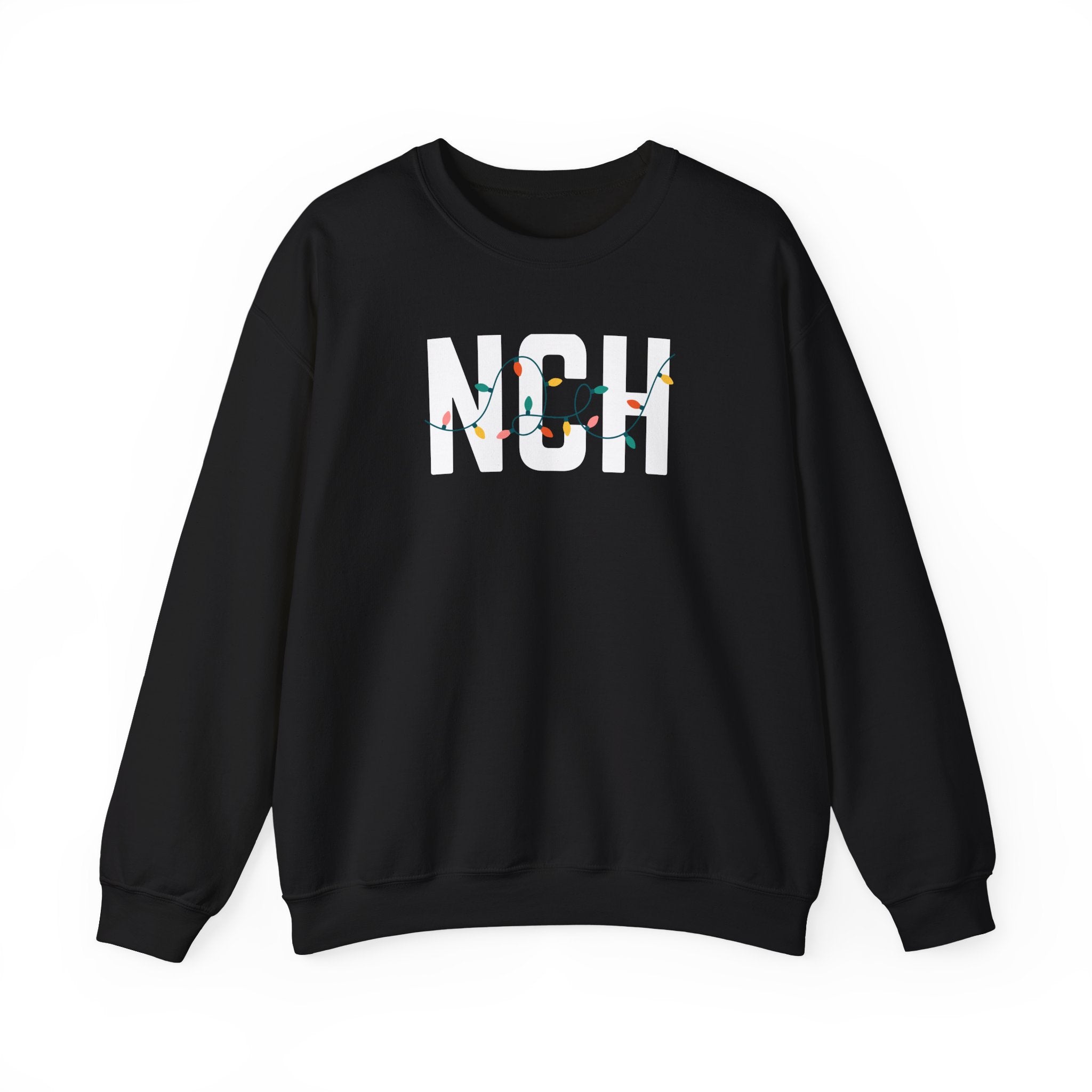 NCH HOLIDAY LIGHTS HEAVY BLEND CREWNECK – Dirty Water Donut Shop